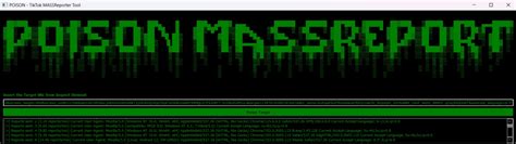 Github Parzivalhackpoison Massreporter This Script Is A Pyqt5 Based Application That