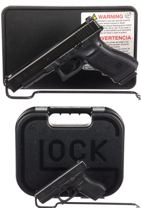 Two Glock Semi-Automatic Pistols with Cases | Rock Island Auction