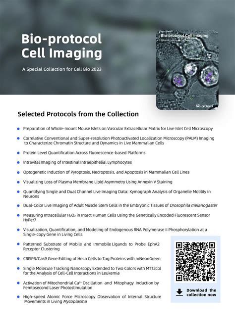 Bio Protocol On Linkedin Cellbio2023 Bio Protocol Bioprotocol Cellbiology Imaging…