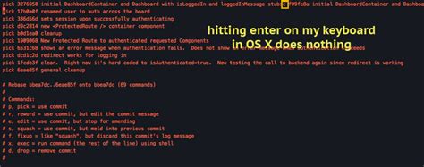 Bash How To Add A Line Return In Git Interactive Rebase Stack Overflow