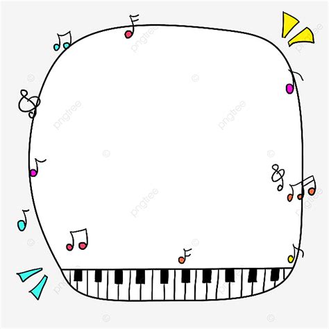 손으로 그린 만화 피아노 일러스트 노트 테두리 대화 상자 손으로 그린 대화 대화 상자 귀여운 대화 Png 일러스트 및 Psd 이미지 무료 다운로드 Pngtree