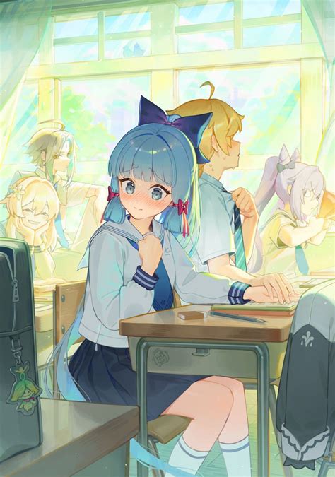 Ayaka Aether Милые рисунки Вдохновляющие персонажи Артбуки