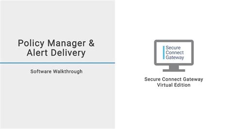 Manage Policies And Filters In Policy Manager For Secure Connect Gateway Dell Cape Verde