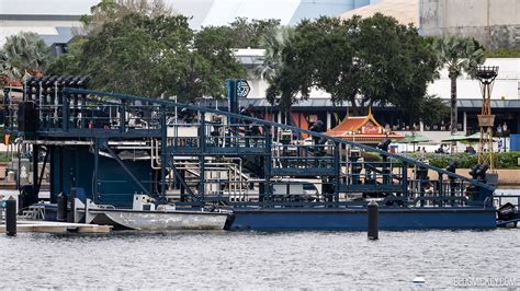 New Luminous Barges Arrive At Epcot With Subtle Reflection Of Earth Pattern