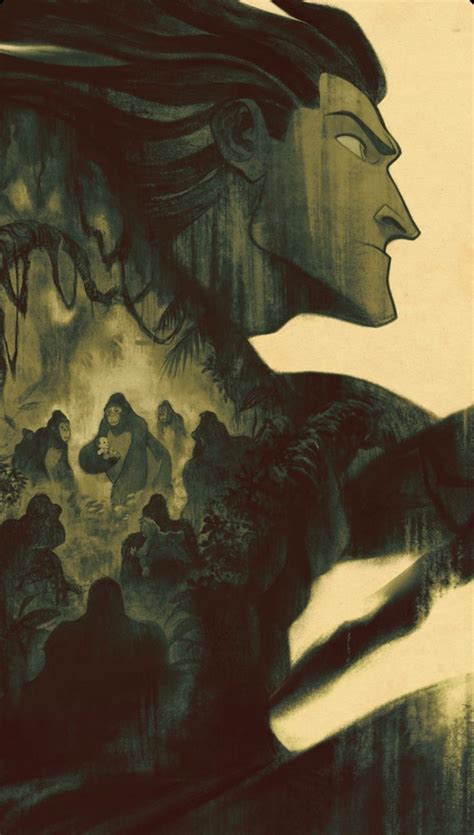 Artist Thobias Daneluz Tarzan Logo Design Tarzan Illustration