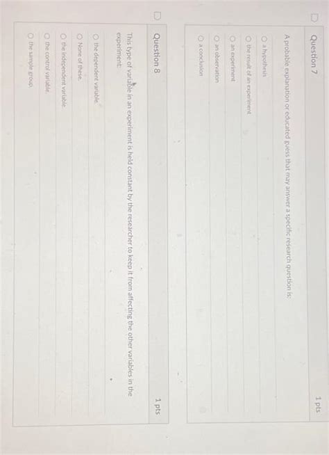 Solved A Probable Explanation Or Educated Guess That May