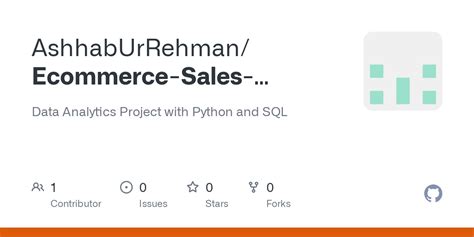 Ecommerce Sales Dataset Project2conn Ipynb At Main · Ashhaburrehman Ecommerce Sales Dataset · Github