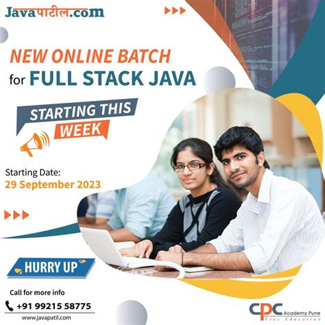 Cpc Academy Pune Java Patil On Linkedin Cpcacademy Fullstackjava Onlinelearning