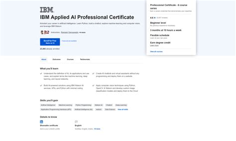 Ibm Applied Ai Professional Certificate Course Easy With Ai
