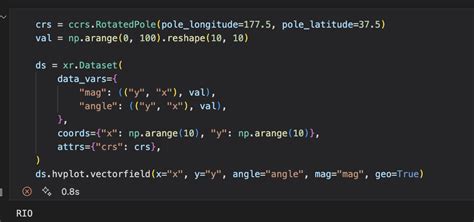 Weird Behavior With Crs Vectorfield · Issue 1137 · Holovizhvplot · Github