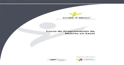 Curso De Programación De Macros En Excel Ecuador¡s El Lenguaje De