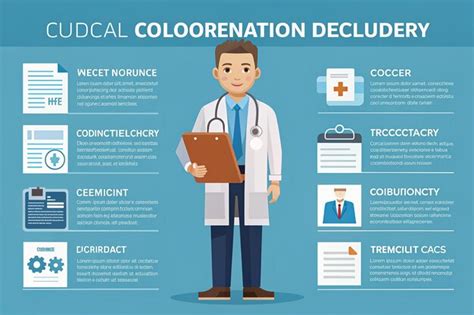 clinical coder vector medical coding specialist character premium ai