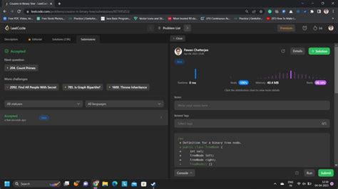Pawan Chatterjee On Linkedin Problem Cousins In Binary Tree Platform