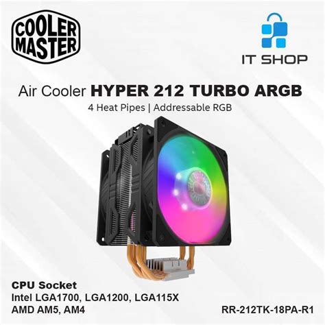 Jual Cooler Master Hyper Led Turbo Argb Cpu Cooler Di Seller It Shop Official Store Mojo
