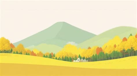 Premium AI Image A Drawing Of Mountain Trees