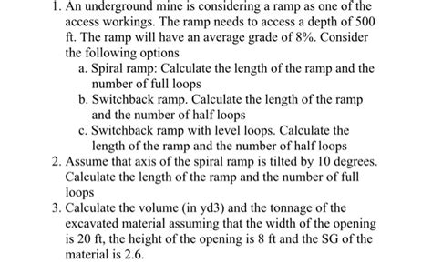 Solved 2 Assume That Axis Of The Spiral Ramp Is Tilted By Chegg Com