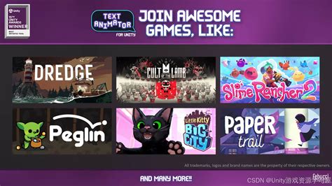 【unity 文本动画插件】text Animator For Unity 功能强大、易于使用，支持动态文本动画、文本特效、逐字打字机效果