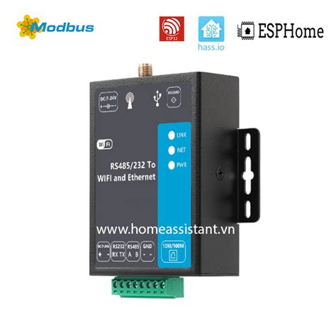 Bộ Lập Trình ESP32 DTU Wifi Ethernet RS485 RS232 Modbus ESP 502 Hỗ Trợ