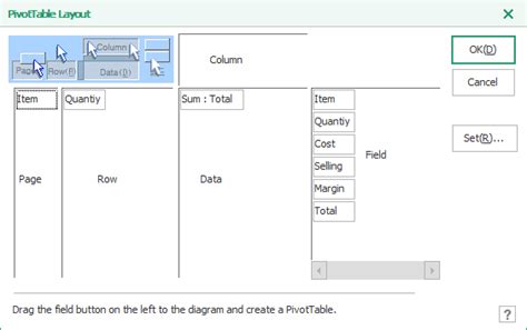 Pivottable Layout