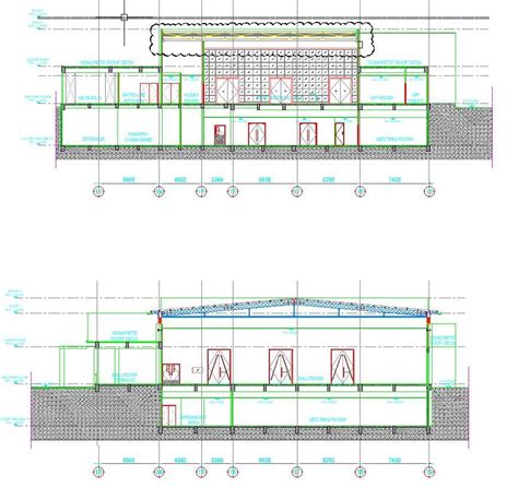 Section Design Of Commercial Building Is Given In Autocad 2d Drawing Cad File Dwg File Cadbull