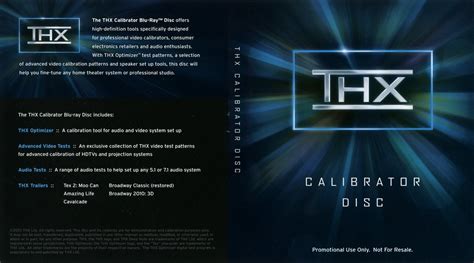 Thx Calibrator Disc Thx Wiki Fandom