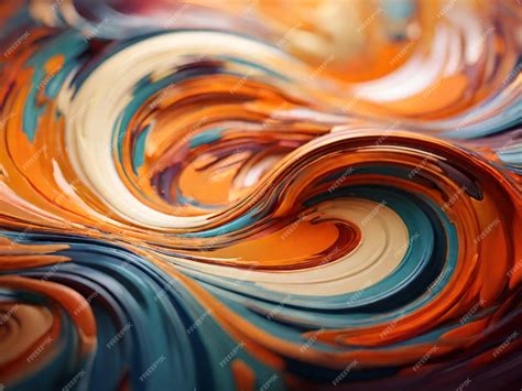 Premium Photo Dynamic Abstract Swirls In Motion Background