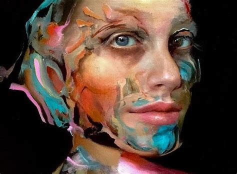 Caroline Westerhout Peinture à l huile sur toile Portrait