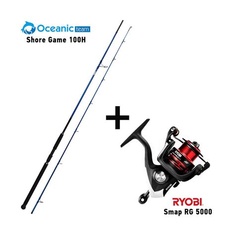 Καλάμι Oceanic Shore Game 100h Μηχανισμός Ryobi Smap Rg 5000 Co