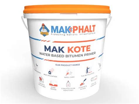Bitumen Primer Mak Kote Water Based Bitumen Primer Manufacturer From Faridabad