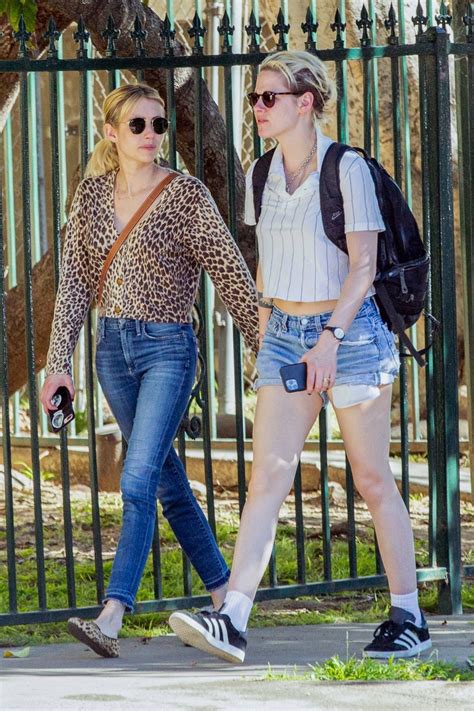 Kristen Stewart And Emma Roberts Out In Los Feliz Hawtcelebs