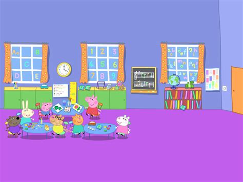 Обои из домика свинки пеппы фото и картинки Abrakadabra Fun