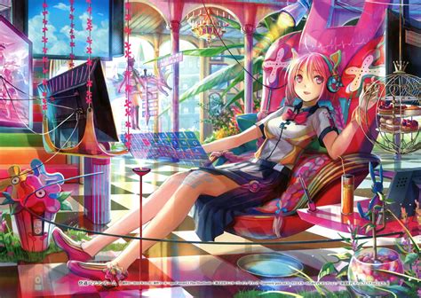 Anime Computer Nerd Wallpapers Wallpaper Cave