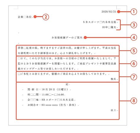 Word ビジネス文書基本的な書き方と例文