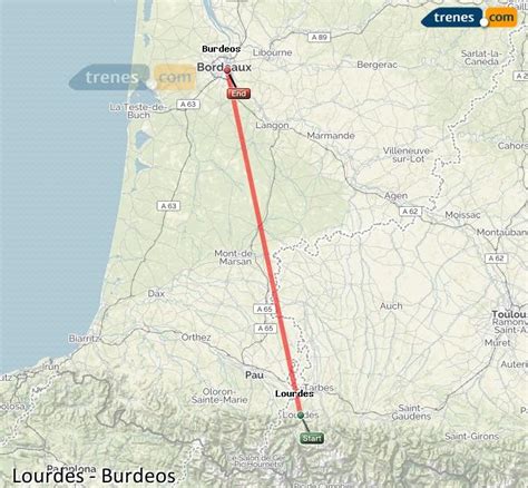 Cheap Lourdes To Bordeaux Trains Tickets From 52 00 €
