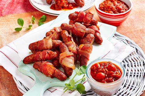 Sweet Bacon Wrapped Chipolatas Thats Life