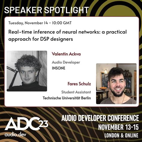 Adc23 Audio Developer Programmer Programming Dsp Audio Developer Conference