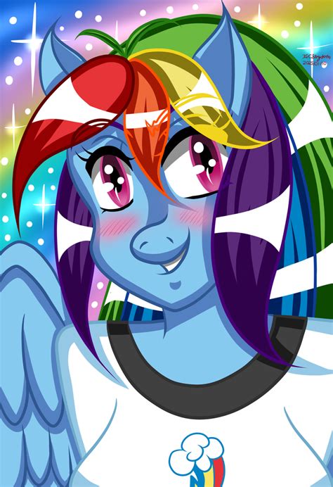 Anthro Rainbow Dash By Meltyrainbowbunny On Newgrounds