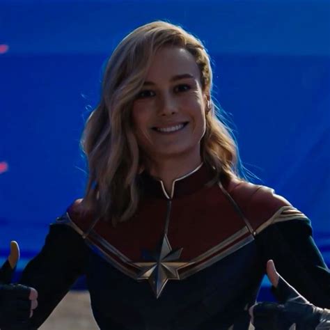 Brie Larson As Carol Danvers Captain Marvel On The Set Of The Marvels