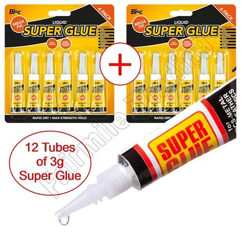 Super Glue Super Glue New Formula Advertising Banner Vector Image