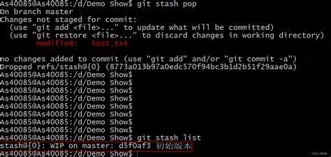 Git 中stash的实用方法git Stash Csdn博客 Git 中stash的实用方法git Stash Csdn博客