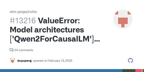 Valueerror Model Architectures Qwen2forcausallm Failed To Be