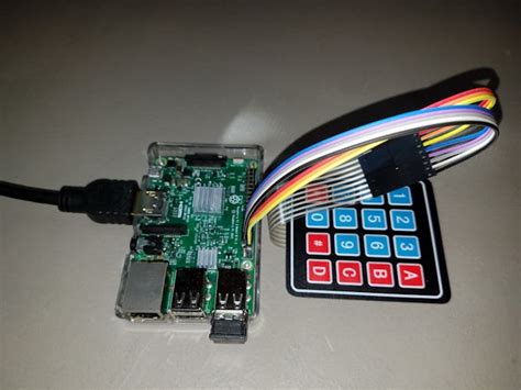 4x4 Matrix Keypad With A Raspberry Pi And C