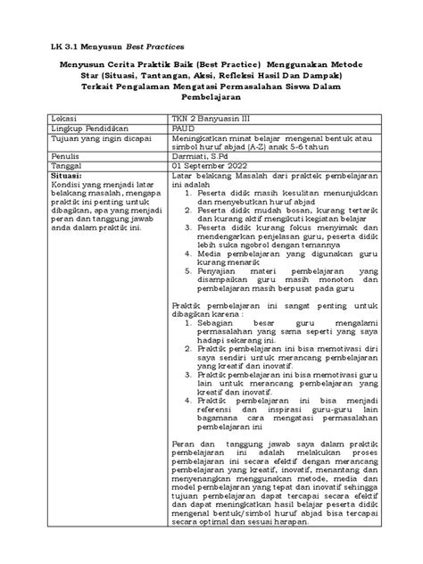 Contoh Best Practice Pdf