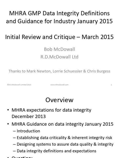 Mhra Gmp Data Integrity Pdf Mhra Gmp Data Integrity Pdf