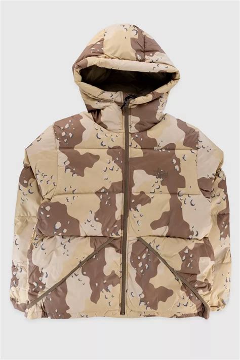 Stussy Down Parka Camo Ripstop Urban Outfitters