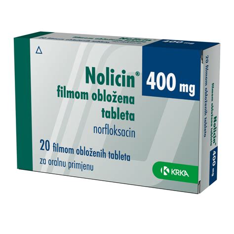 Nolicin 400 Mg Filmom Obložene Tablete Krka