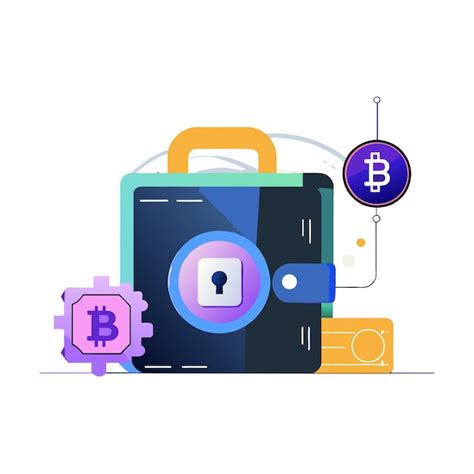 Private Key Hardware Wallet Store Cryptocurrency Premium Ai Generated Vector