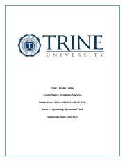 Strategies For Yield Optimization In Operations Analytics Course Hero