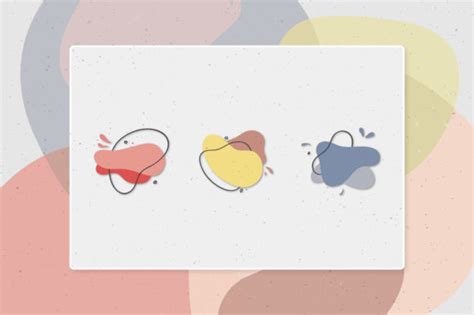 Organic Shape Background Elements Graphic By Richline Design · Creative Fabrica