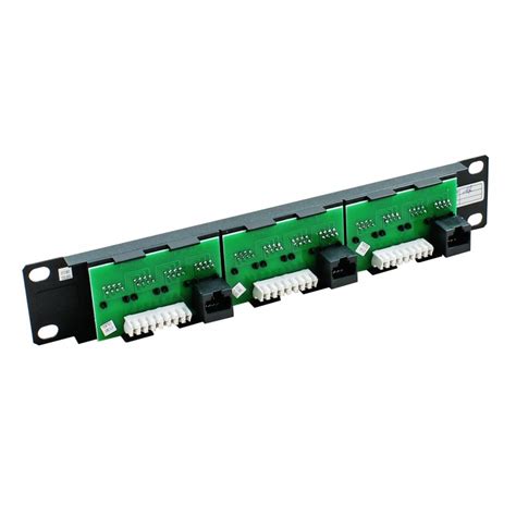 3 X 4 Way 10 Telephone Host Patch Panel 10 Patch Panels